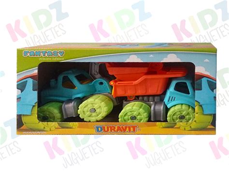 Camion Grua Y Camion Volcador Duravit KIDZ Juguetes
