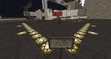 Star Wars Fighters To Scale With Download Weareconquest Minecraft Map