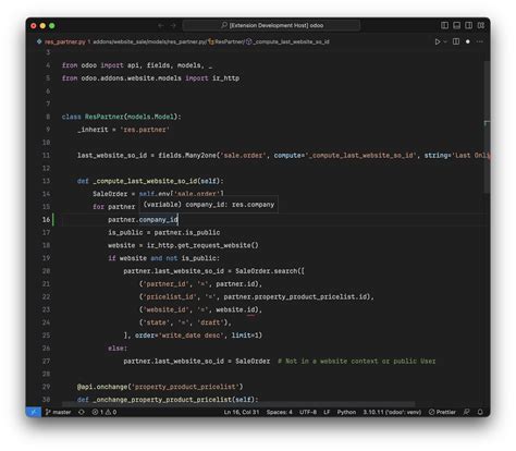 Add Type Inference For Relational Fields · Issue 13 · Odoo Idevscode