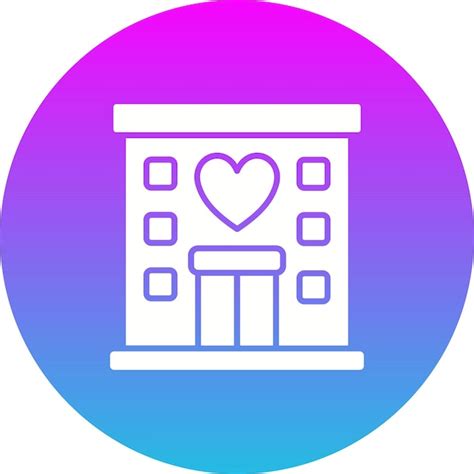 белый круг с розовым сердцем и синим и розовым фоном Премиум векторы