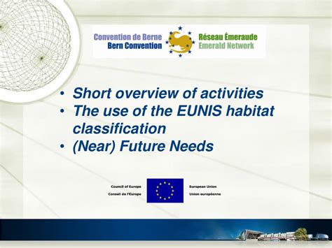 Ppt The Eunis Habitat Classification Governance And Future Developments” Powerpoint