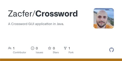 Github Zacfercrossword A Crossword Gui Application In Java