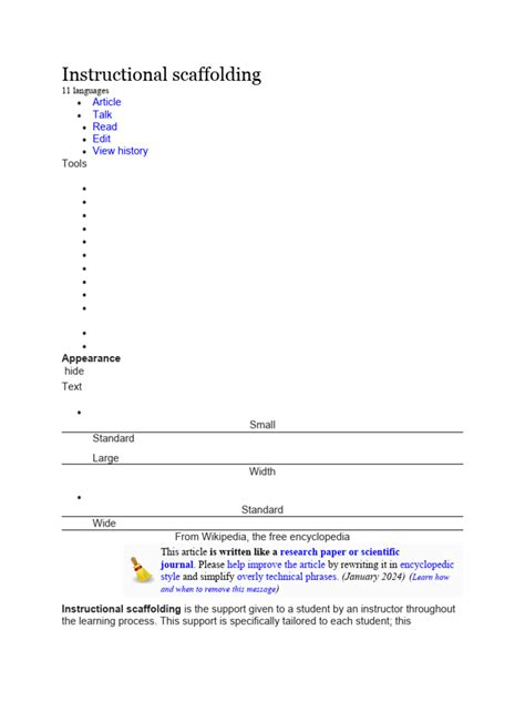 Scaffolding Pdf Cognitive Psychology Neuroscience Scaffolding Pdf Cognitive Psychology Neuroscience