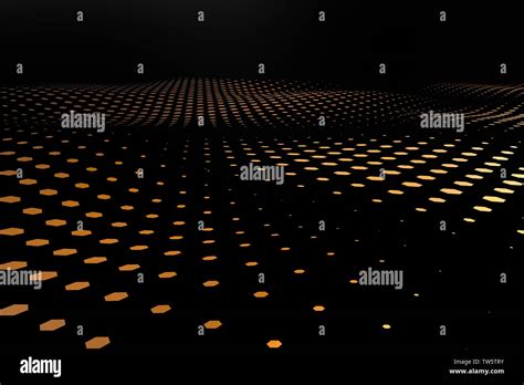 three dimensional rendering abstract dots variable gradient background