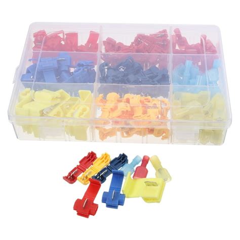 160pcs T Tap Quick Splice Connector Kit Self Stripping Electrical Wire