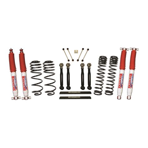 Skyjacker 4 Coils Lift Kit Nitro Shocks For 1997 2002 Jeep Wrangler Tj