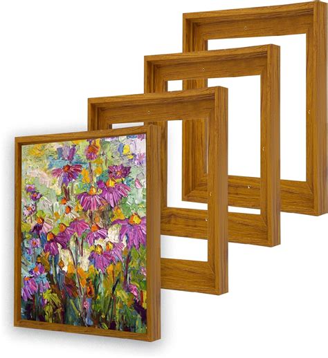 Vareihnaz 4 Pack Canvas Floater Frame For 9x12 Canvas