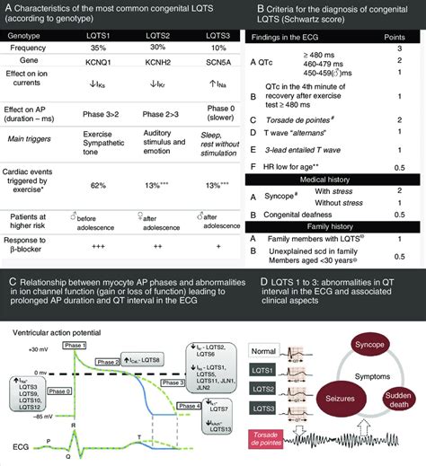 Long Qt Syndrome Main Characteristics And Diagnostic Criteria B