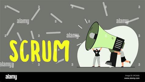 Hand Writing Sign Scrum Conceptual Photo Handwriting As Distinct From Print Written Characters