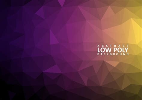 Premium Vector Abstract Low Poly Background With Triangle Shapes
