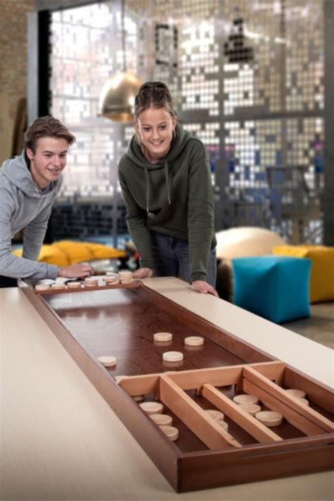 Sjoelbak Dutch Shuffleboard Table Game Shuffleboard Diy Table