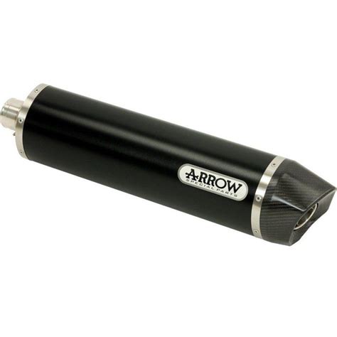 Silencieux INDY RACE ARROW AKN Aluminium Dark Noir Embout Carbone Pour Honda CBR RR