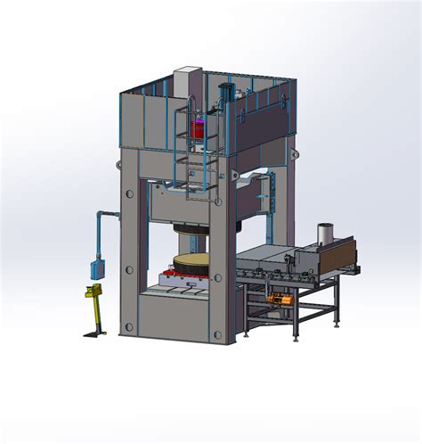 压机及出炉段模型 Solidworks 2020 模型图纸下载 懒石网
