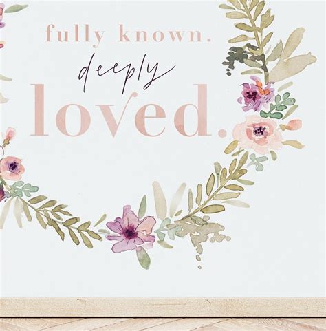Fully Known And Deeply Loved Bible And Brush