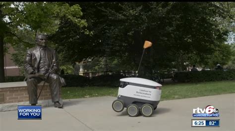 Robots Now Delivering Food Across Purdue S Campus