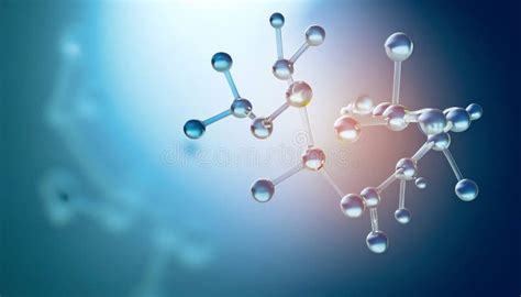Science Background With Molecula And Atom Model Abstract Molecular