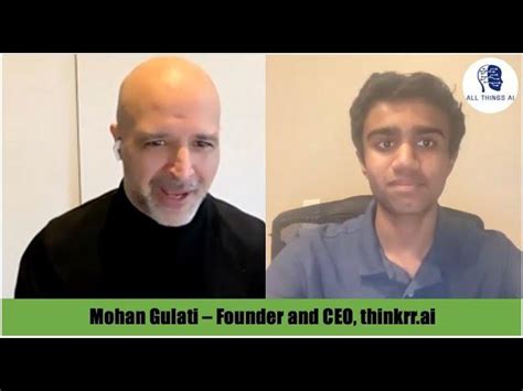Mohan Gulati On Linkedin Mohan Gulati Discusses Transformative Ai Technology Thinkrrai And