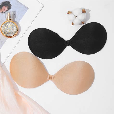 1 Pair Ladies Bra Invisible Push Up Bra Reusable Strapless Seamless