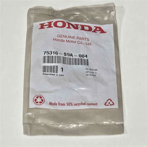 Genuine Oem Honda Door Trim Clip Lower Molding Retainer 75316 S9a 004