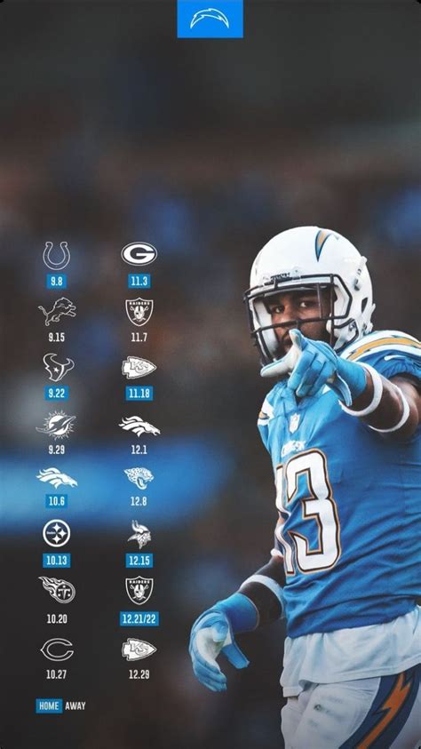 Los Angeles Chargers Schedule 2019