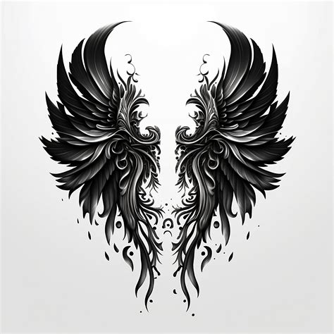 Tattoo Drawings Of Angel Wings