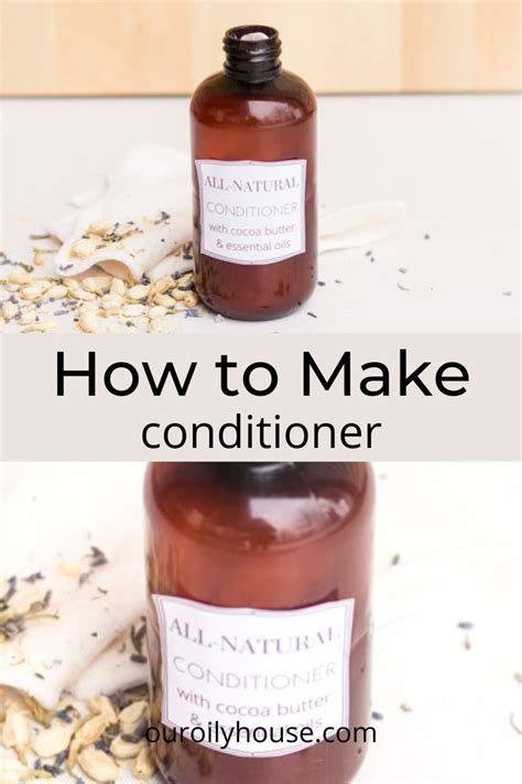 Simple Diy Hair Conditioner With Argan Oil Natural Recipe Artofit