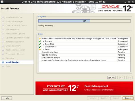 Oracle Grid Infrastructure Single Instance Standalone 12c Database