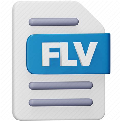 Flv File Format Page Document Extension Flv File Icon Download