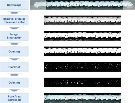 The Image Pre Processing Steps For The Pore Level Quantification