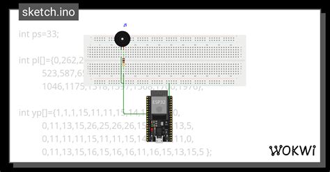 蜂鸣器 尹华俊 wokwi esp32 stm32 arduino simulator
