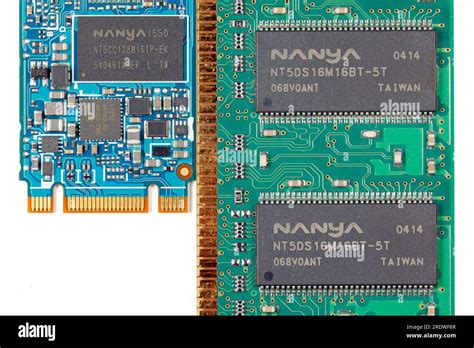 A Selection Of Dram Memory Chips From Nanya Technology A Taiwanese