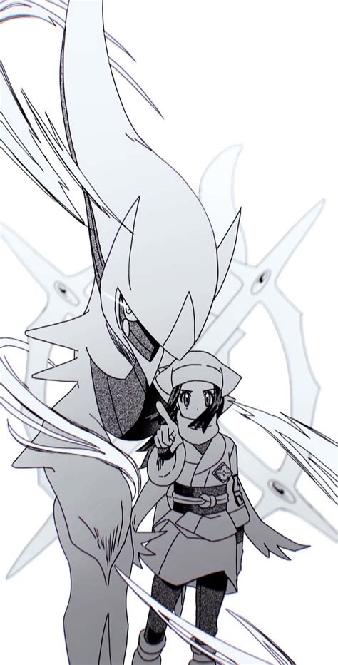Akari And Arceus Pokemon And More Drawn By P Ke A Danbooru