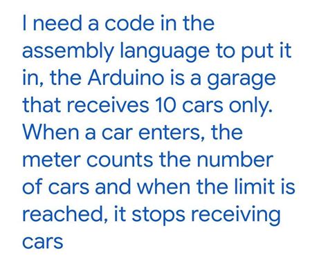 Solved I Need A Code In The Assembly Language To Put It In Chegg Com
