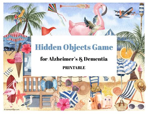 4 Dementia Activities Hidden Objects Printable Pdf Games Etsy Artofit