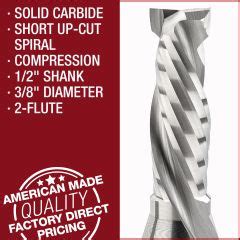 Ultra Shear Router Bits Woodpeckers