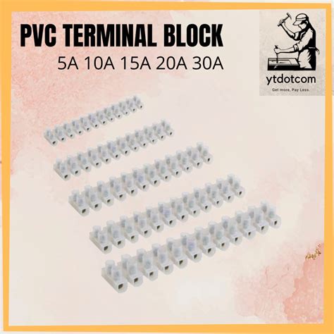 Pvc Connector Terminal Block Barrier Wire Connector 5a 10a 15a 20a 30a