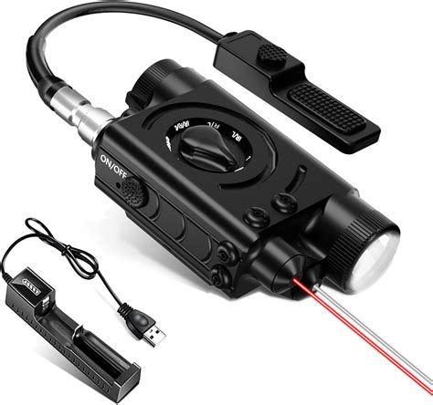 Smslaser Xk68r 1000 Lumens Tactical Flashlight Visible Red