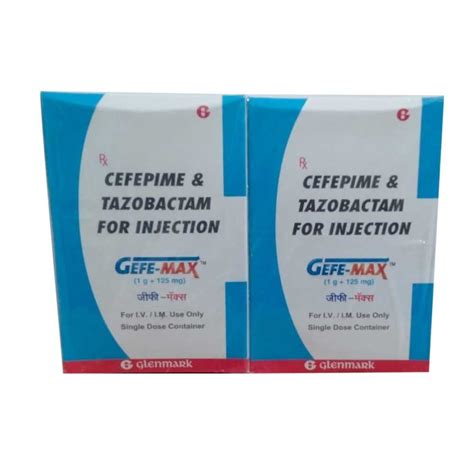 Glenmark Cefepime Tazobactam Injection 1g 125mg At Best Price In Rajkot