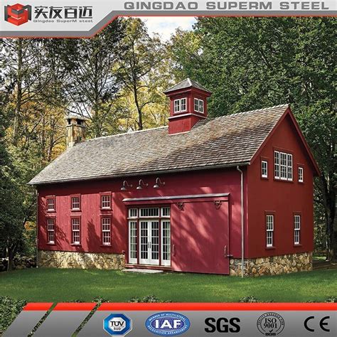 Prefabricated House Tiny Home Garden Houses Backyard Metal Pole Barn Kits Prefab Building