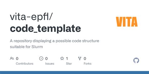 GitHub Vita Epfl Code Template A Repository Displaying A Possible