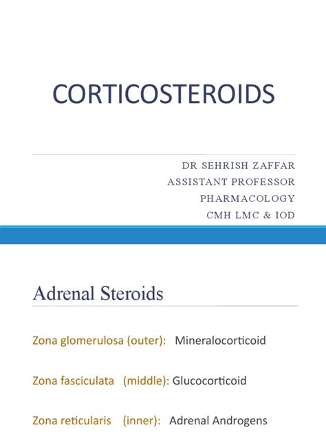 Corticosteroids Pdf Glucocorticoid Cortisol