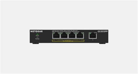NETGEAR Unveils Enhanced GS305PP 5 Port PoE Gigabit Switches