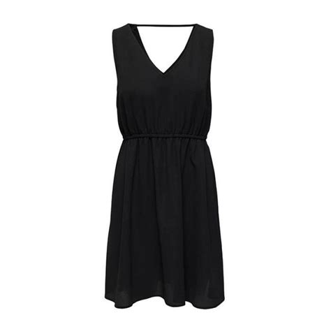 Robe décolleté en v taille élastique noir Femme ONLY Couleur s Noir Genre Femme Type de