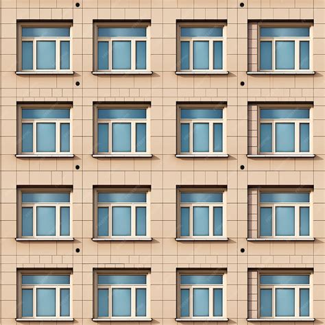 Premium Photo Edgeless Tileable Texture Pattern Of A Building Facade