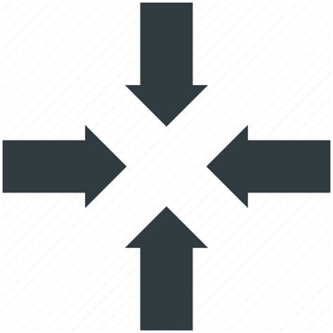 Center Decrease Inwards Reduce Shrink Icon Download On Iconfinder