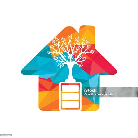 에코 네이처 홈 및 배터리 로고 템플릿 디자인 일러스트 디자인 0명에 대한 스톡 벡터 아트 및 기타 이미지 0명 건축물 급유 Istock