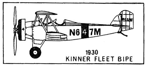 1930 Kinner Fleet Bipe Archives Precision Cut Kits