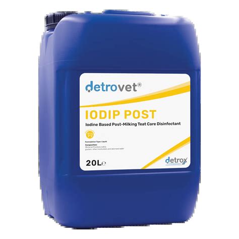 Detrovet Iodip Post Detro Healthcare Detrox Hygiene And Disinfectant Products