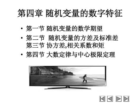 第四章 随机变量的数字特征word文档在线阅读与下载无忧文档