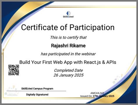 Reactjs Webdevelopment Apis Learningjourney Skillected Rajashri Rikame